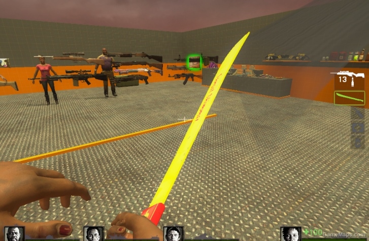 Sunset Shimmer Machete (Mod) for Left 4 Dead 2 - GameMaps.com