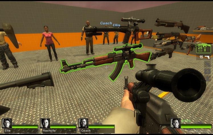Tabuk Sniper Rifle (Military Sniper) (Mod) for Left 4 Dead 2 - GameMaps.com