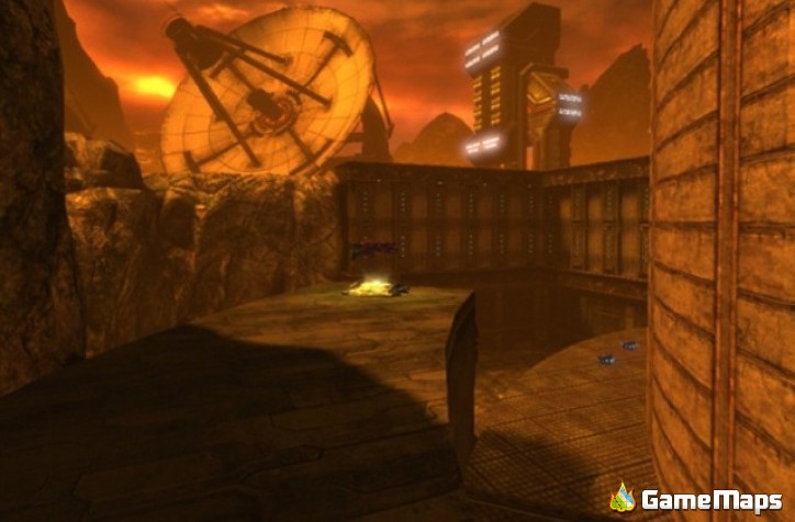 Q2DM1 "The Edge" (Map) for Unreal Tournament 3 - GameMaps.com