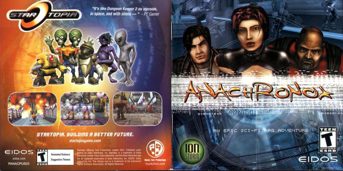 Anachronox Game Manual (Anachronox) - GameMaps