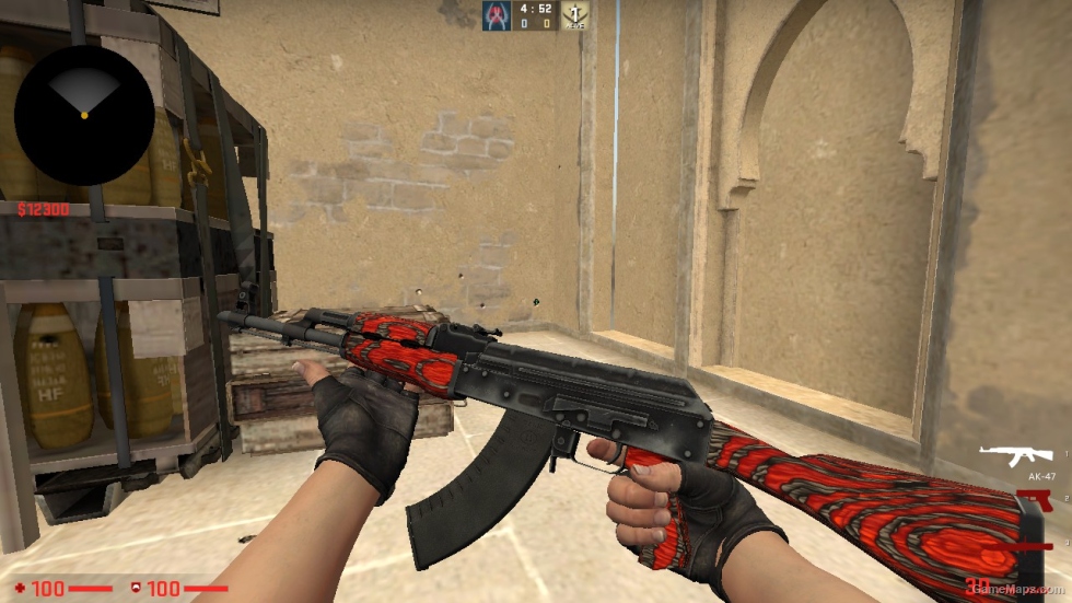 CS GO ALL AK 47 SKINS FOR CSSO PART 2 (Mod) for Counter-Strike : Source ...