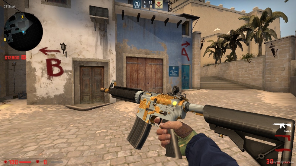 CS GO ALL M4A4 SKINS FOR CSSO Final (Mod) for Counter-Strike : Source ...