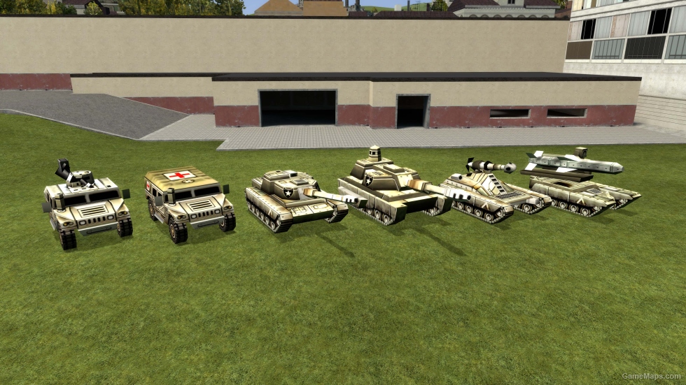 [simfphys] Command & Conquer: Generals - Ground Units (Mod) for Garry's ...