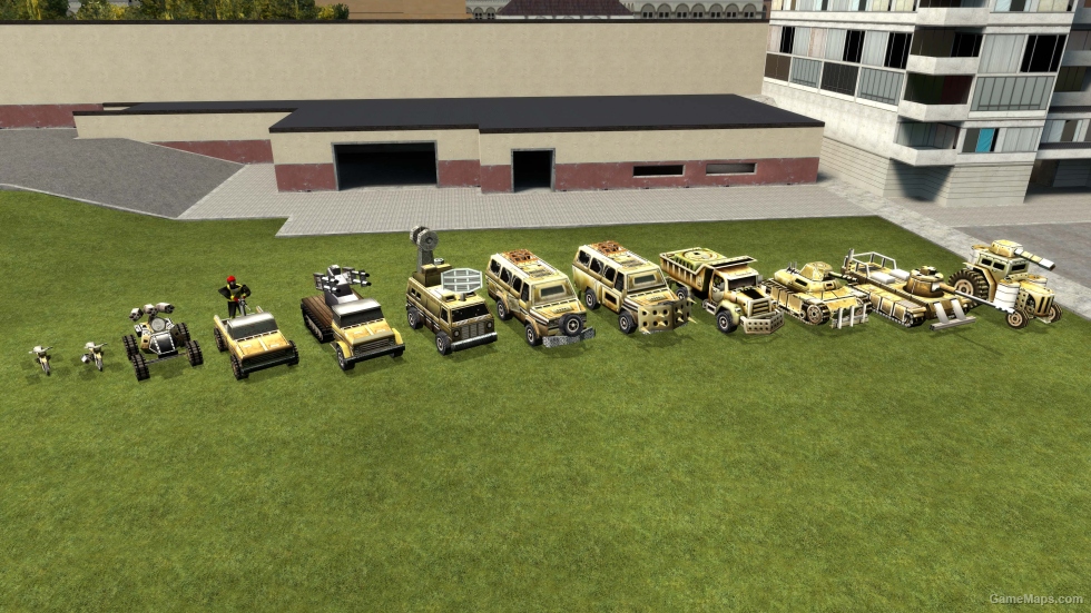 [simfphys] Command & Conquer: Generals - Ground Units (Mod) for Garry's Mod - GameMaps.com