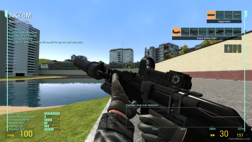 [TFA][AT] Bullpuped AK-74M (Mod) for Garry's Mod - GameMaps.com