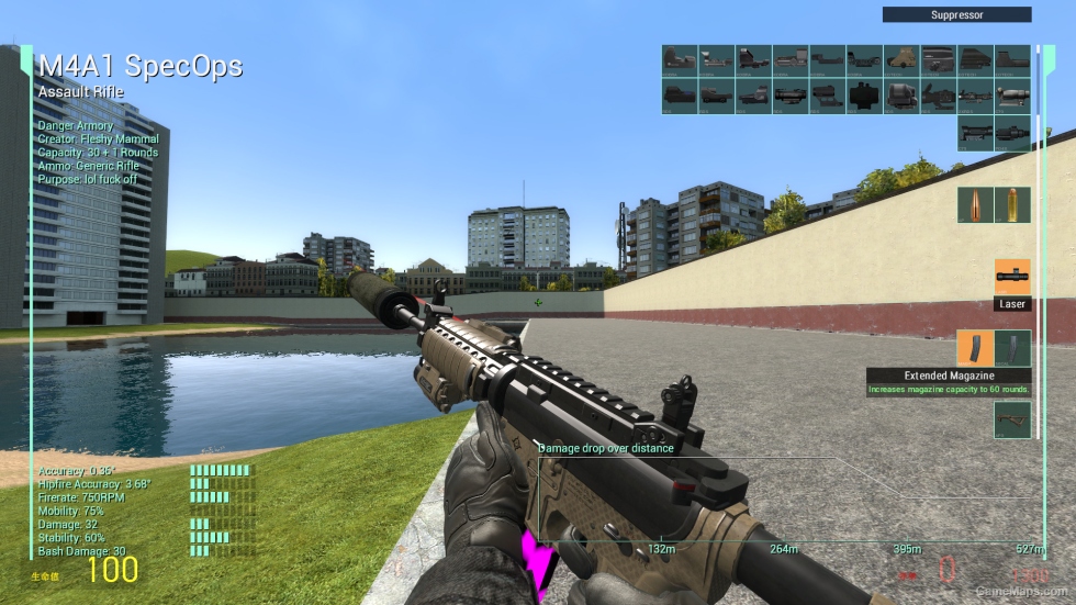 [TFA][AT] M4A1 Spec Ops (Flawed) (Mod) for Garry's Mod - GameMaps.com