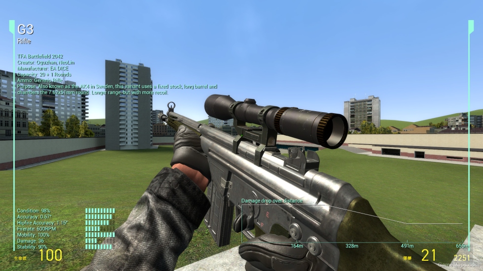 [TFA] L4D2 Mod Port: Battlefield 2042 - G3 (Mod) for Garry's Mod ...