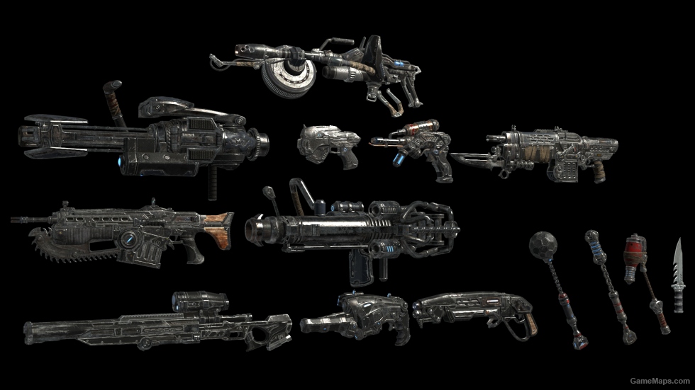 Gears of War 4 - Weapons (Prop) (Mod) for Garry's Mod - GameMaps.com