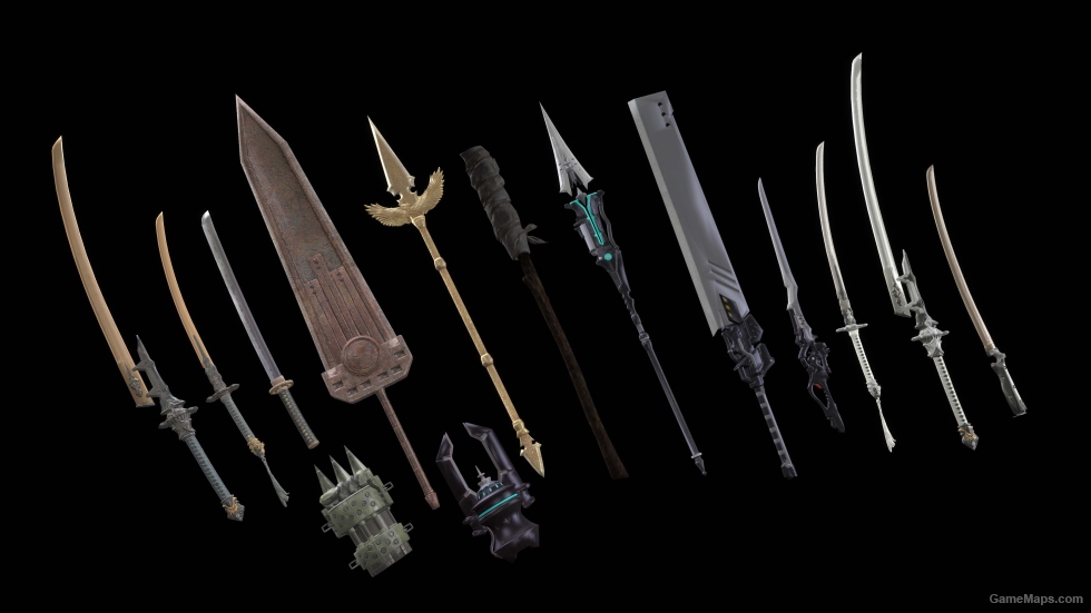 NieR:Automata - Weapons (Prop) (Mod) for Garry's Mod - GameMaps.com