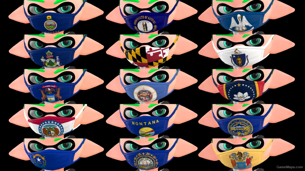 Splatoon - 4th of July Masks (Mod) for Garry's Mod - GameMaps.com