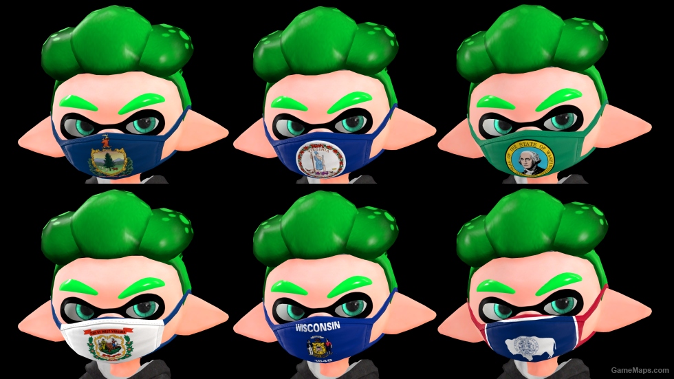 Splatoon - 4th of July Masks (Mod) for Garry's Mod - GameMaps.com