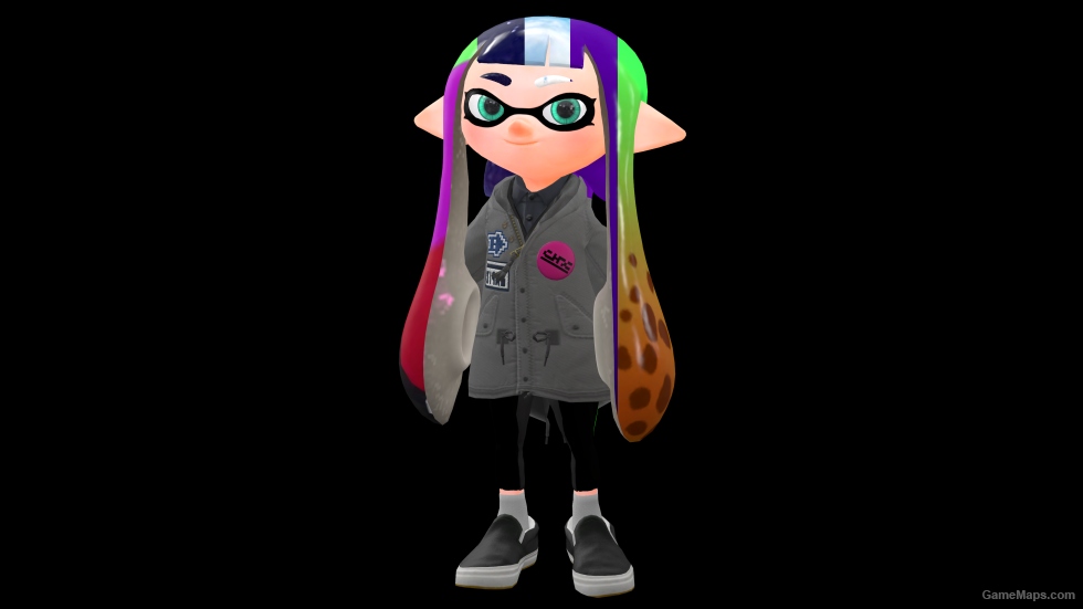 Splatoon - Inkling Girl Hair Textures (Mod) for Garry's Mod - GameMaps.com