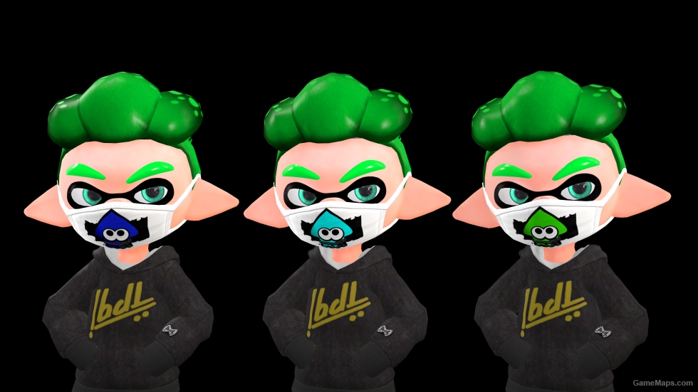 Splatoon - Martial Art Squid Masks (Mod) for Garry's Mod - GameMaps.com