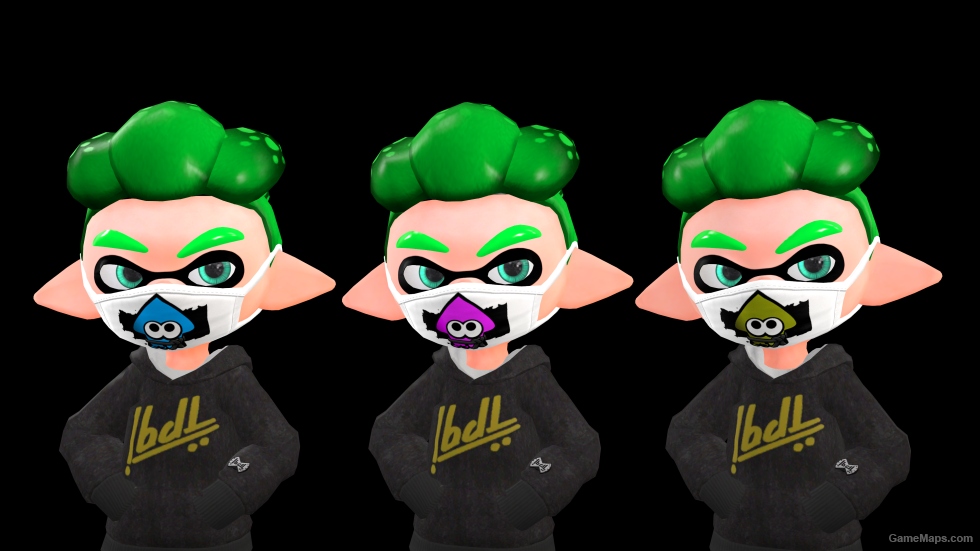 Splatoon - Martial Art Squid Masks (Mod) for Garry's Mod - GameMaps.com