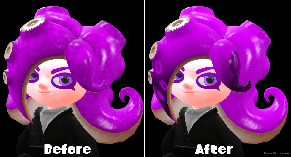 Splatoon 2 - Octo Expansion Octoling Tentacle Texture (Mod) for Garry's Mod - GameMaps.com