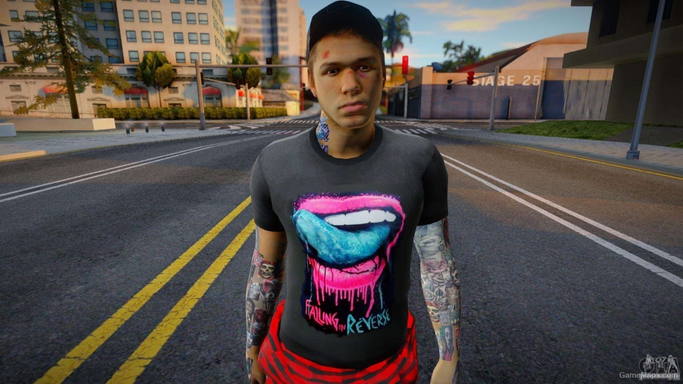 Ellis (Falling Backwards) from Left 4 Dead 2 (Mod) for Grand Theft Auto ...