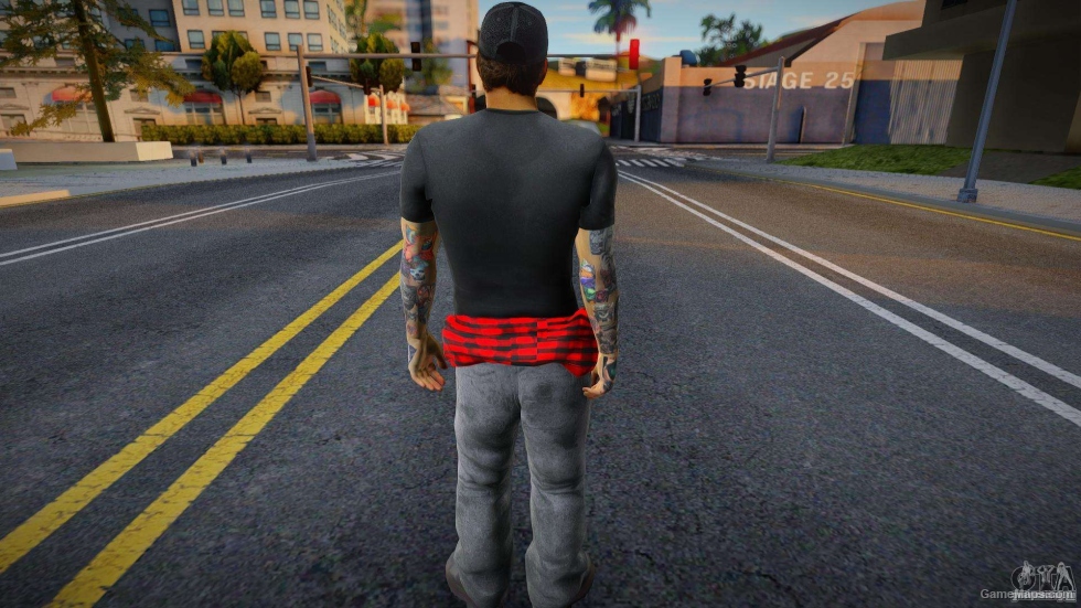 Ellis (Falling Backwards) from Left 4 Dead 2 (Mod) for Grand Theft Auto ...