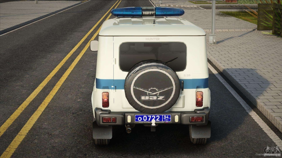 UAZ Hunter Police PPS (Mod) for Grand Theft Auto : San Andreas ...