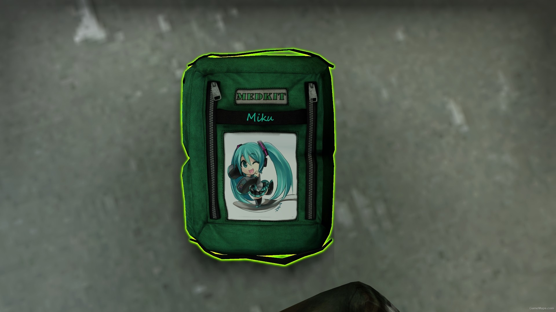 Cedric's green Medkit with Miku (Left 4 Dead) - GameMaps