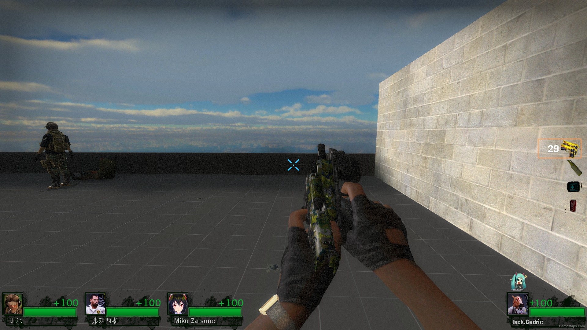 COD4 USP.45 Pistol-- CELL Camo (Left 4 Dead) - GameMaps
