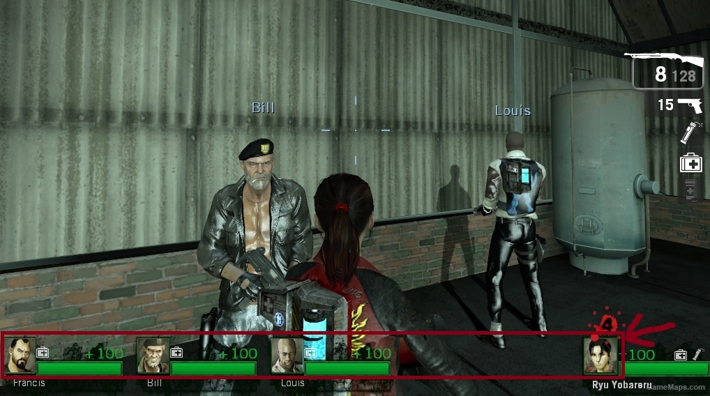 l4d1 fan art survivors portraits (Left 4 Dead) - GameMaps