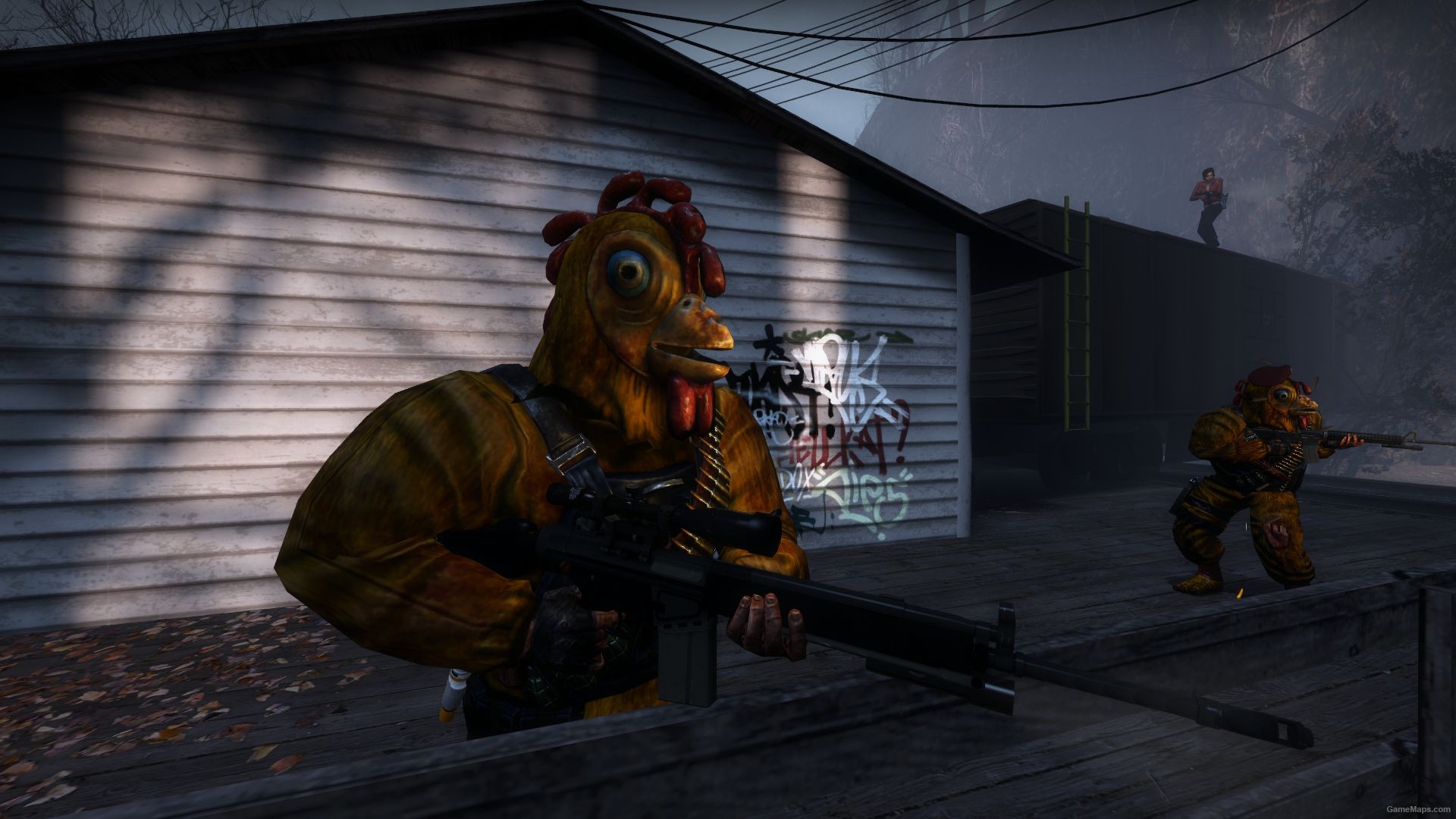 L4D1 commando_chicken_francis (Left 4 Dead) - GameMaps