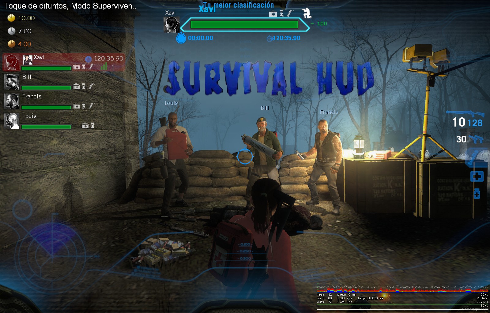 L4D1 Delux de Halo HUD (Left 4 Dead) - GameMaps