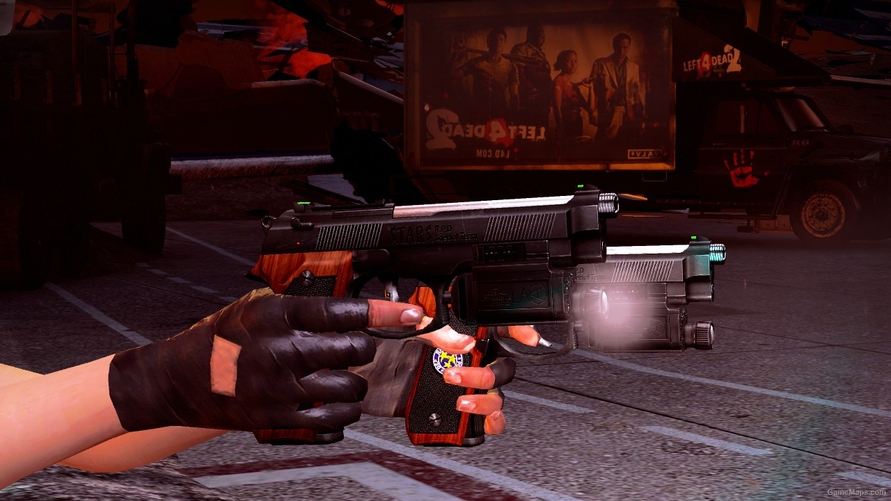 L4D1 S.T.A.R.S. Beretta Pistol (Left 4 Dead) - GameMaps