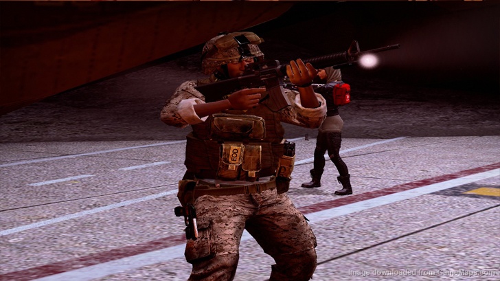 L4D1 USMC Louis (Left 4 Dead) - GameMaps