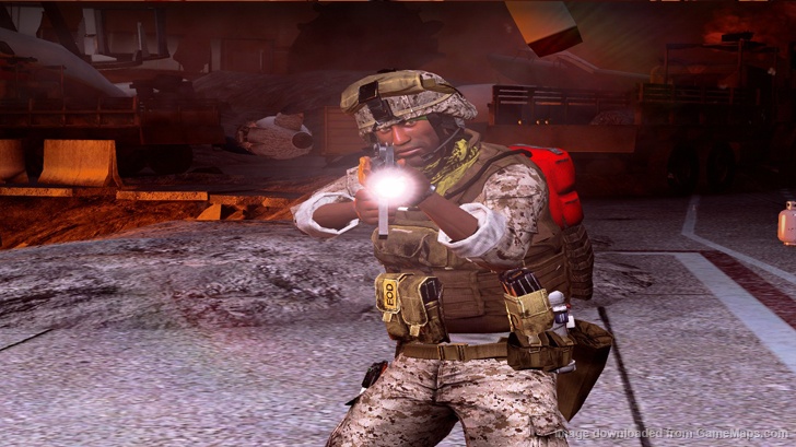 L4D1 USMC Louis (Left 4 Dead) - GameMaps