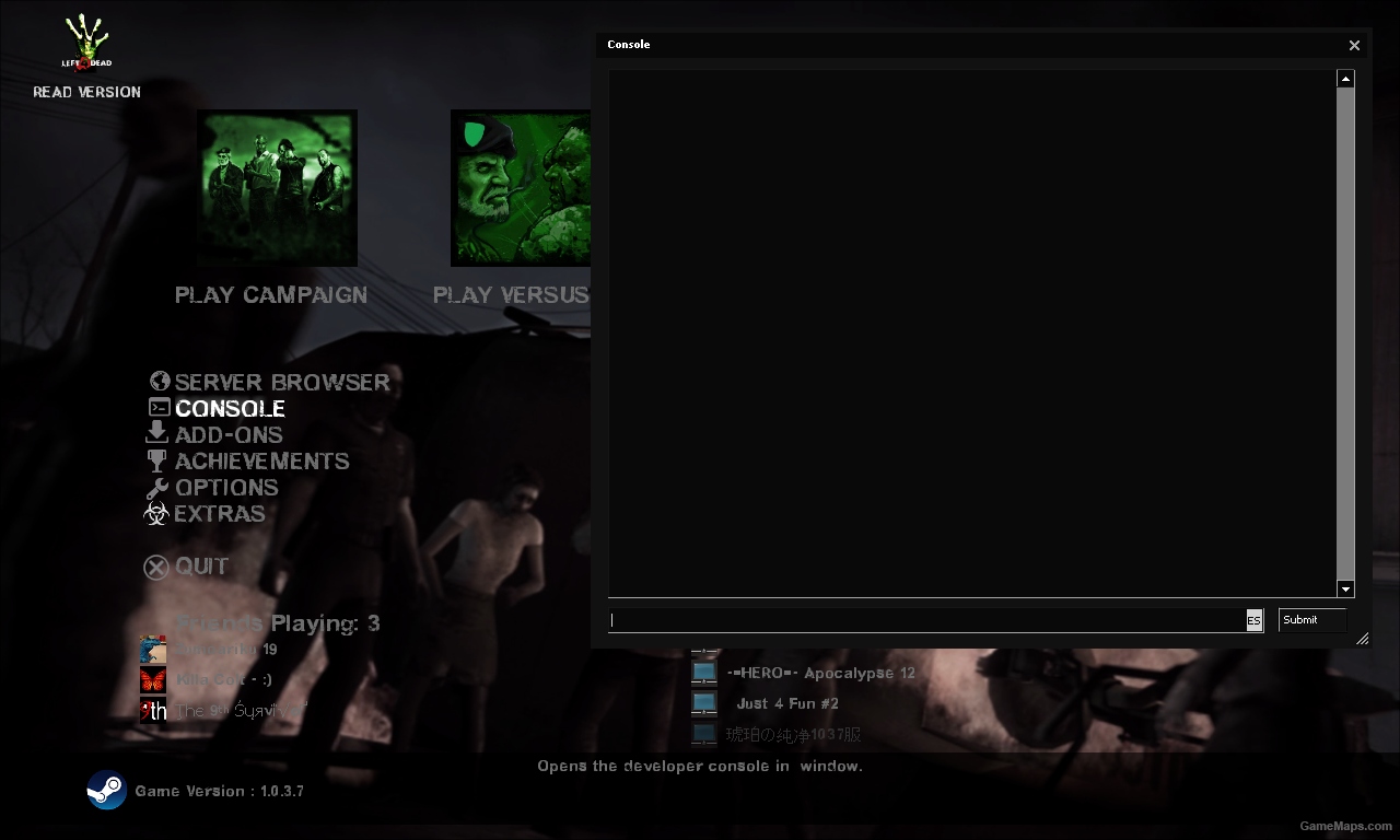 L4D2 Main Menu Style (Left 4 Dead) - GameMaps