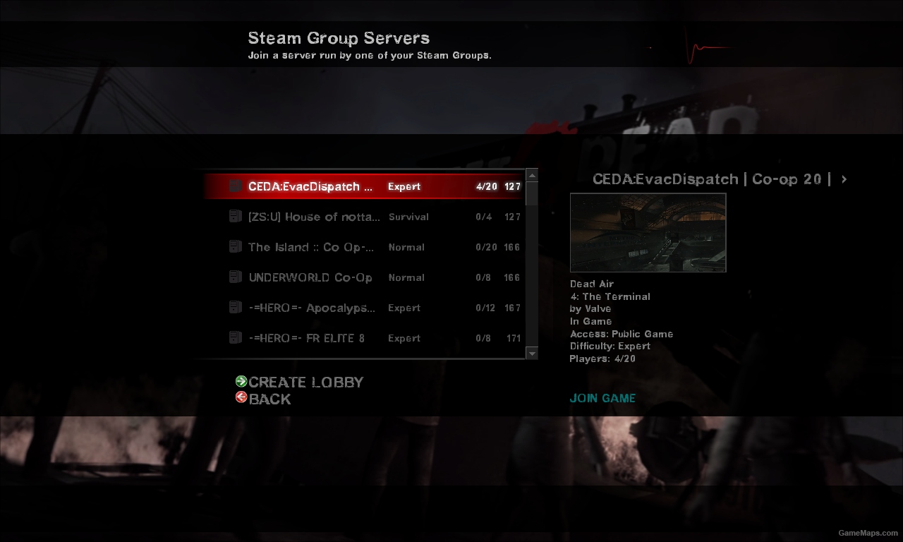 L4D2 Main Menu Style (Left 4 Dead) - GameMaps