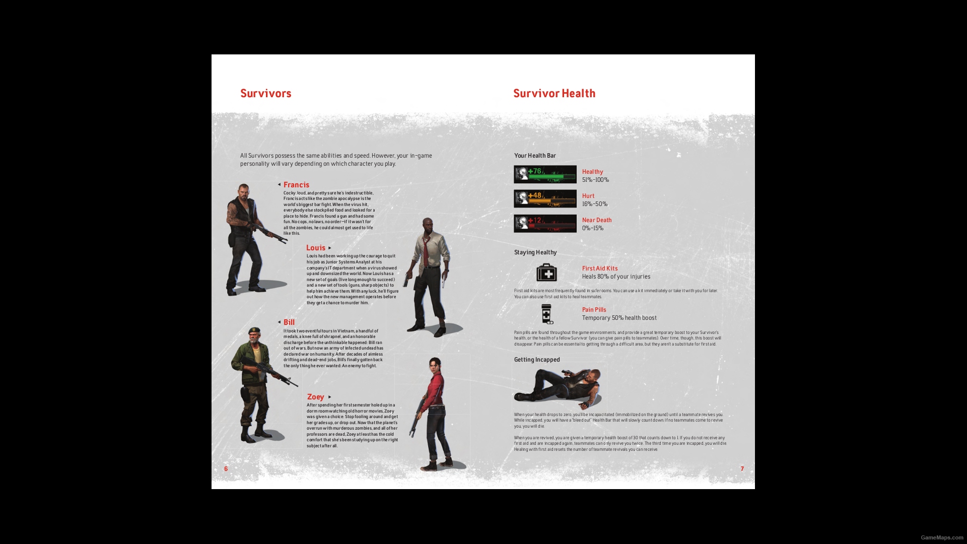 L4D Game Manual (XBOX Edition) (Left 4 Dead) - GameMaps
