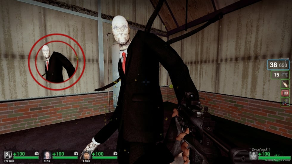 SlenderMan (Smoker mod) V2 (Left 4 Dead) - GameMaps