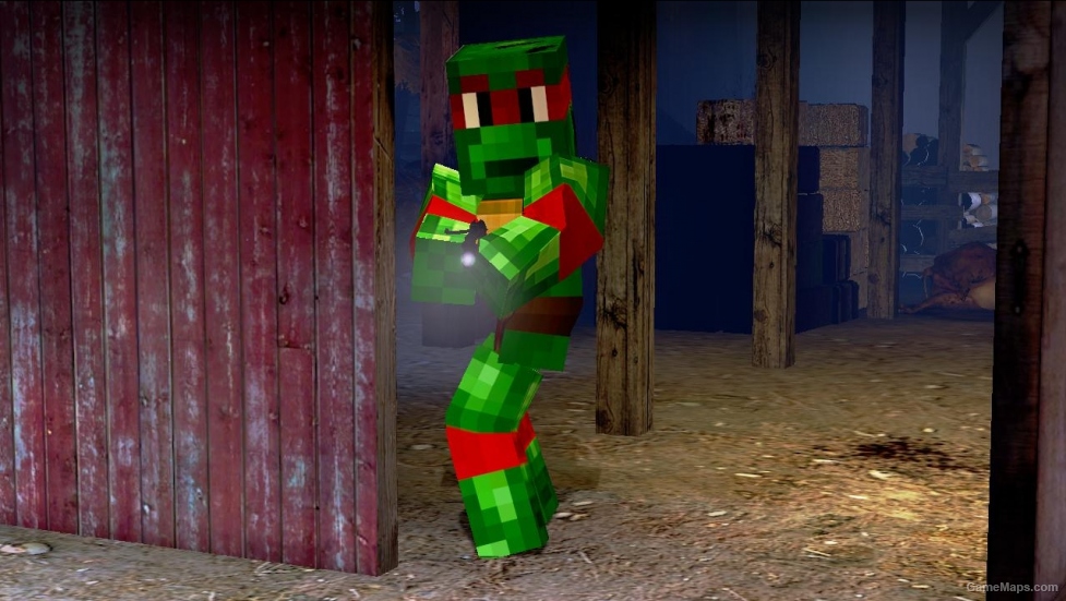 L4D1-TMNT Minecraft Survivors (Mod) for Left 4 Dead - GameMaps.com