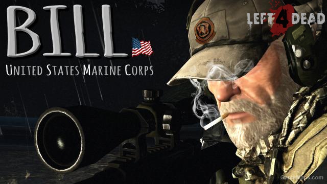 L4D1 BILL - U.S.M.C (Left 4 Dead) - GameMaps