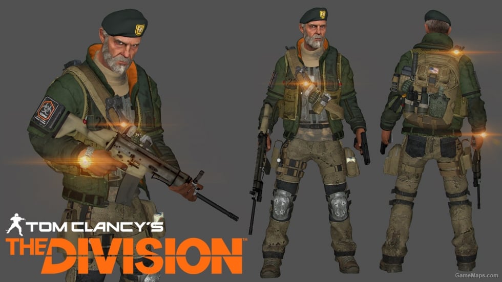 L4D1 Bill The Division (Beret) (Left 4 Dead) - GameMaps