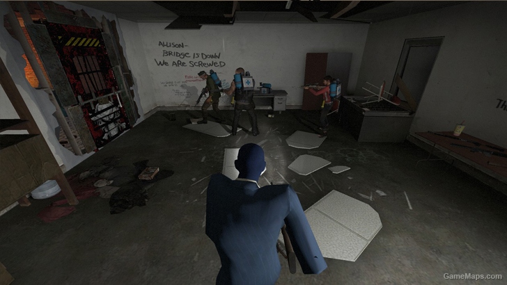 L4D1 Blue Spy replaces Louis (Mod) for Left 4 Dead - GameMaps.com
