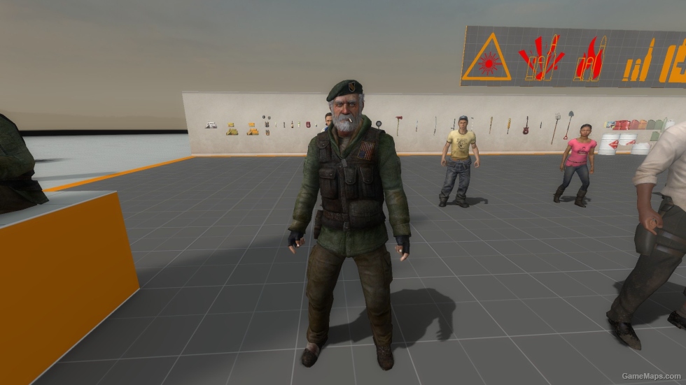 L4D1 Concept-Art Accurate Bill (Mod) for Left 4 Dead - GameMaps.com