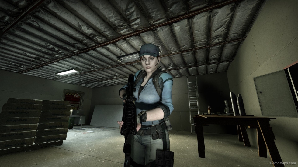 L4D1 Jill Valentine {Bsaa} {Resident Evil 5} ZOEY (Mod) for Left 4 Dead ...