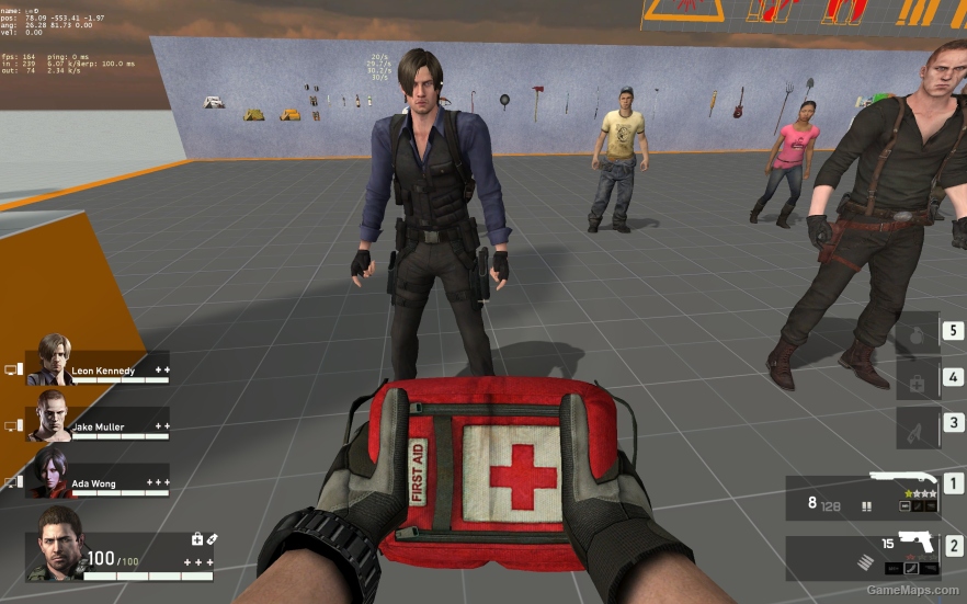 L4D1 Leon Kennedy RE6 (Bill) (Mod) for Left 4 Dead - GameMaps.com