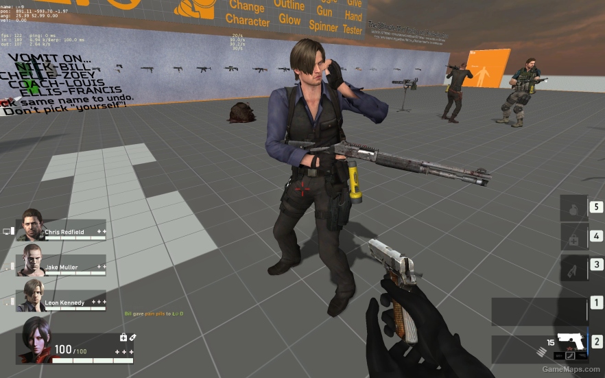 L4D1 Leon Kennedy RE6 (Bill) (Mod) for Left 4 Dead - GameMaps.com