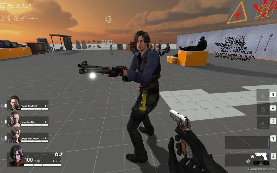 L4D1 Leon Kennedy RE6 (Bill) (Mod) for Left 4 Dead - GameMaps.com