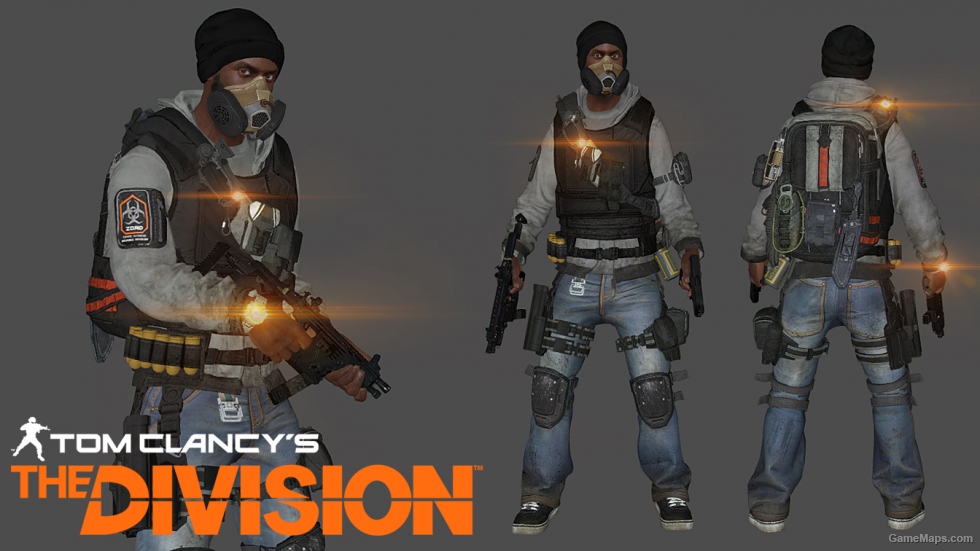 L4D1 Louis The Division (Masked) (Left 4 Dead) - GameMaps