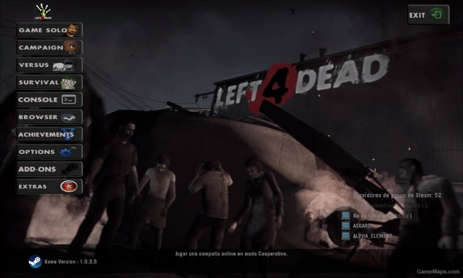 L4D1 New Menu Style (Left 4 Dead) - GameMaps