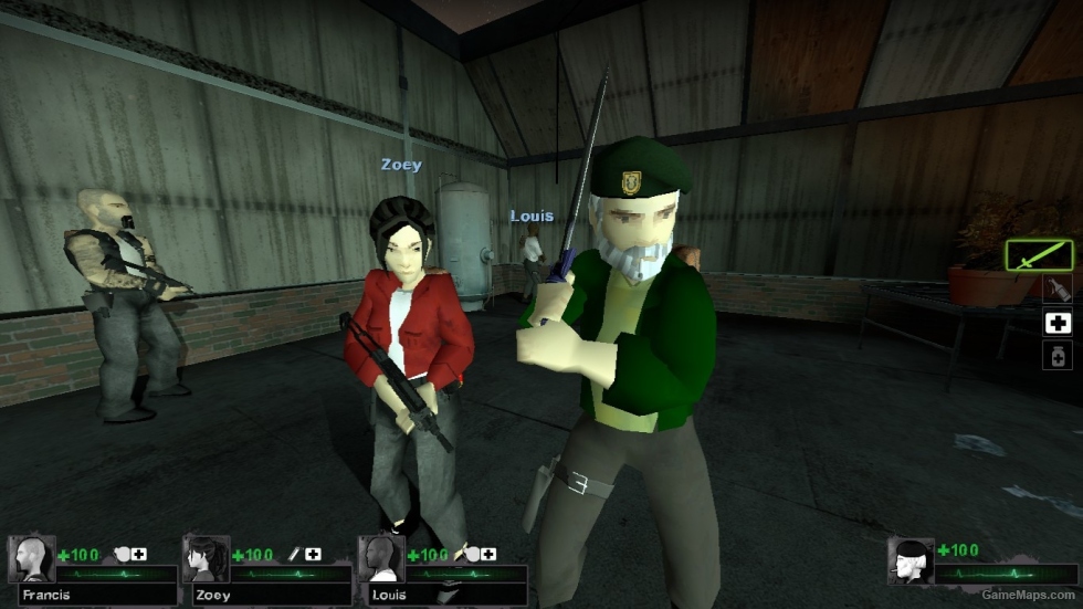 L4D1 Project 4 Zomboid (L4D1 Survivors) (Mod) for Left 4 Dead ...