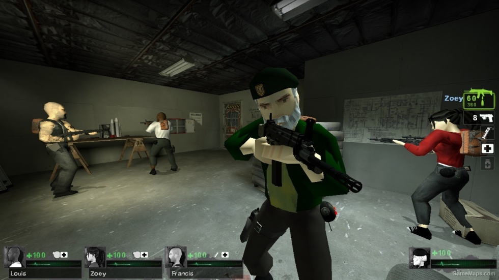 L4D1 Project 4 Zomboid (L4D1 Survivors) (Mod) for Left 4 Dead ...