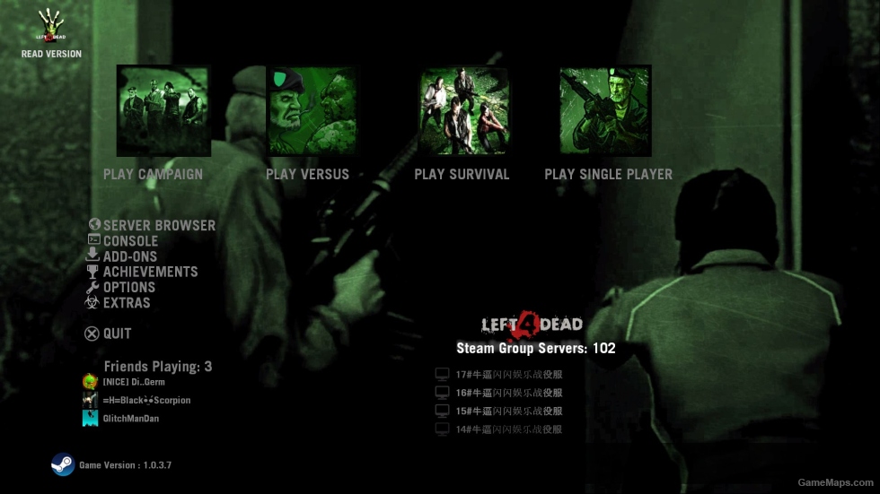 L4D2 Menu Style with Trade Gothic Bold (Mod) for Left 4 Dead - GameMaps.com