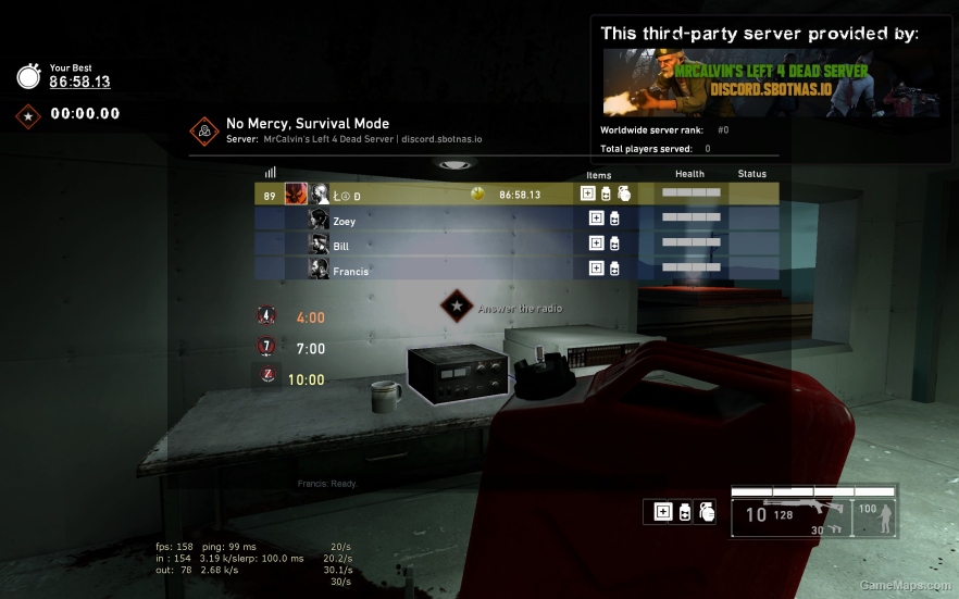 World War Z Aftermatch HUD | Left 4 Dead 1: Aftermath (Mod) for Left 4 Dead - GameMaps.com