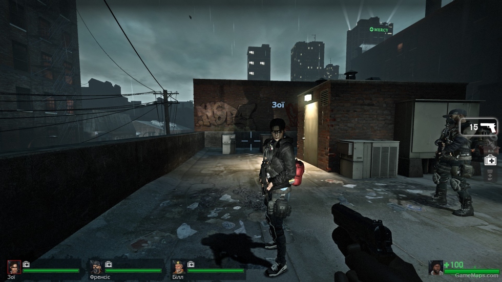 Zoey The Division Rogue agent (Black ver) (Mod) for Left 4 Dead ...